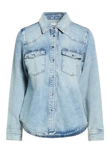 FRAME Fitted Heritage Denim Shirt - Blue
