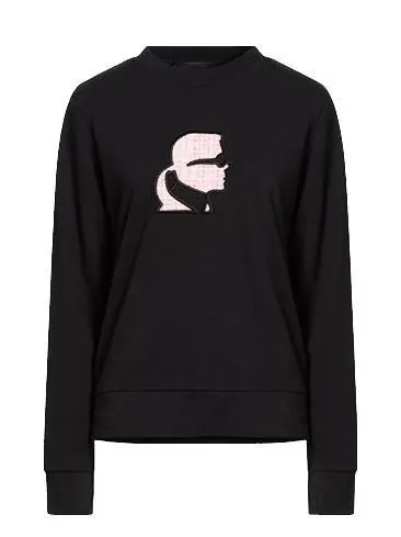 Karl Lagerfeld Cotton-blend Sweatshirt - Black
