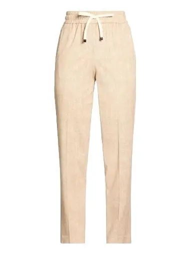 CIRCOLO 1901 Tapered Jersey Pants - Beige