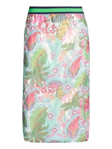 SHIRTAPORTER Midi Flared Skirt - Green