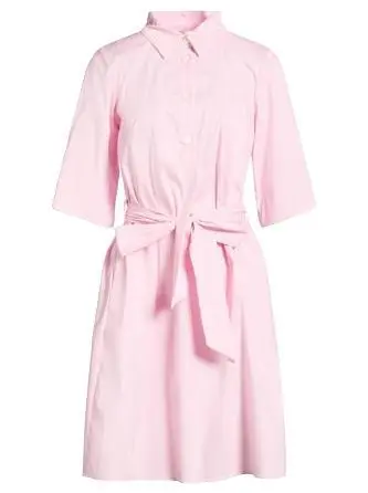 SHIRTAPORTER Midi Shirt Dress - Pink