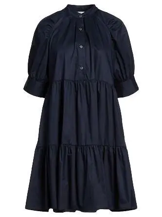 SHIRTAPORTER Mini Shirt Dress - Navy