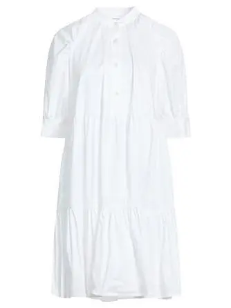 SHIRTAPORTER Mini Shirt Dress - White