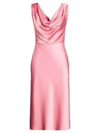 Blumarine Midi Flared Dress - Pink