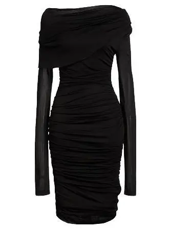 Blumarine Midi Bodycon Dress - Black