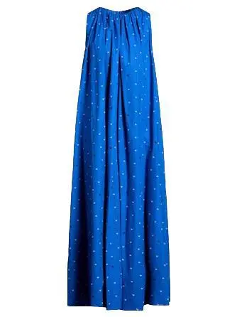 ALYSI Maxi Cotton Dress - Blue