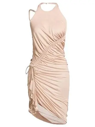Blumarine Midi Asymmetric Dress - Beige