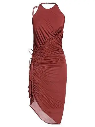 Blumarine Midi Asymmetric Dress - Red