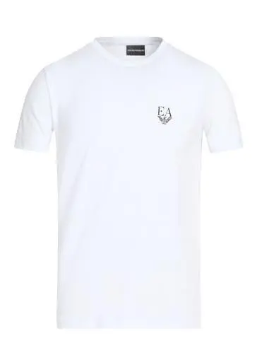 Emporio Armani T-shirt Size Cotton, Elastane - White