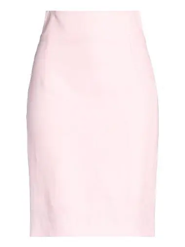 TAGLIATORE 02-05 Midi Linen Pencil Skirt - Pink