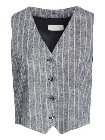 CIRCOLO 1901 Tailored Vest In Cotton Elastane - Midnight Blue