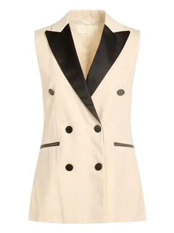 CIRCOLO 1901 Double-breasted Jersey Blazer - Beige