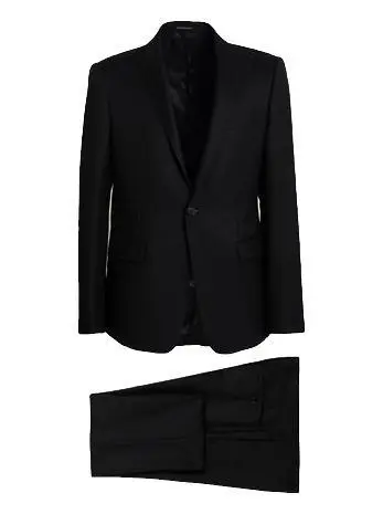 Emporio Armani Suit Size Wool - Black