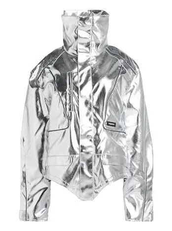 Coperni Metallic Coated Shell Jacket - Silver