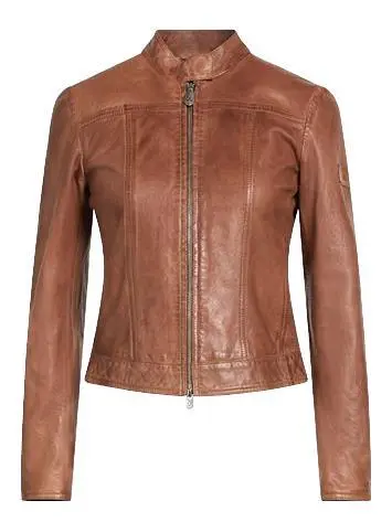 Peuterey Leather Jacket - Brown