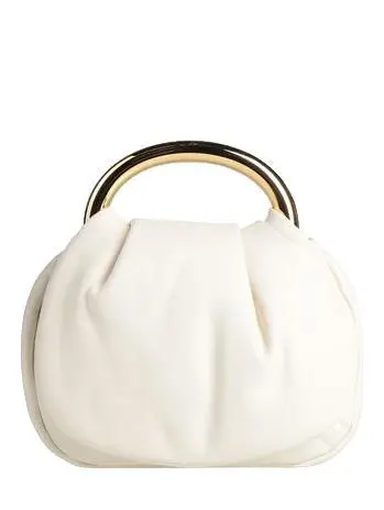 Blumarine Handbag In Sheepskin - White