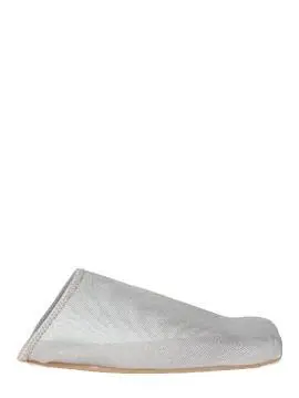 ALYSI Textile Mules - Silver