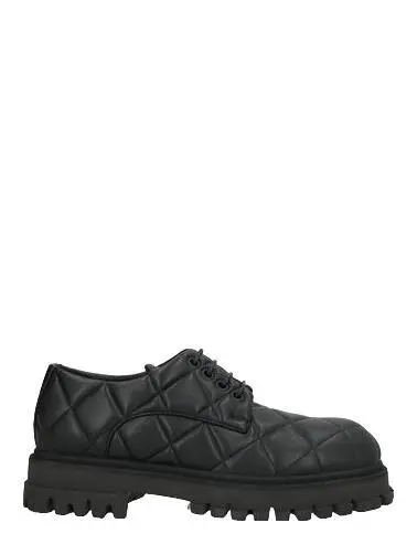 Emporio Armani Lace-up Derby Shoes - Black