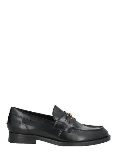 Versace Leather Loafers - Black