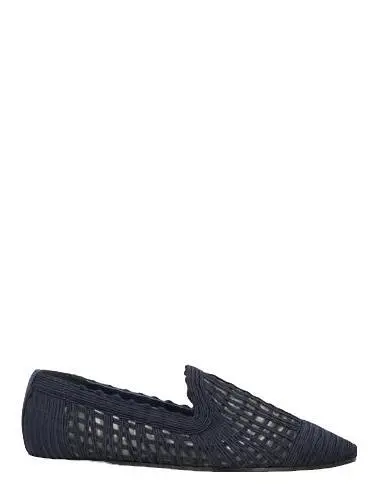 Emporio Armani Loafers In Textile Fibers - Navy