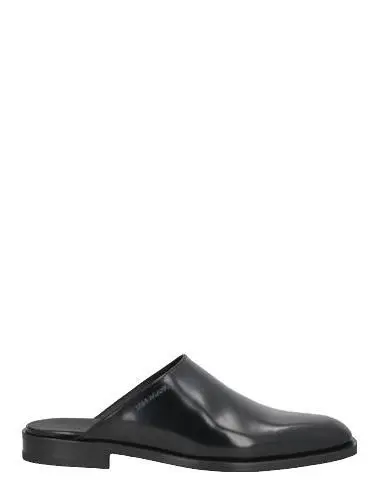 FERRAGAMO Leather Mules - Black