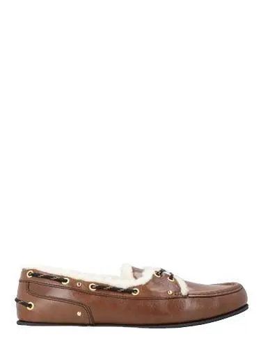 Dorothee Schumacher Leather Boat Shoes - Brown