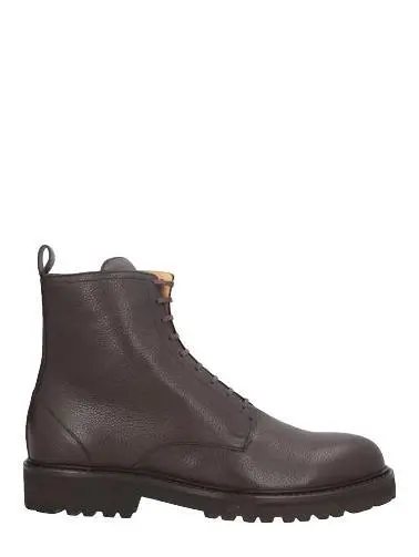 Bally Ankle Boots In Dark Calfskin - Brown