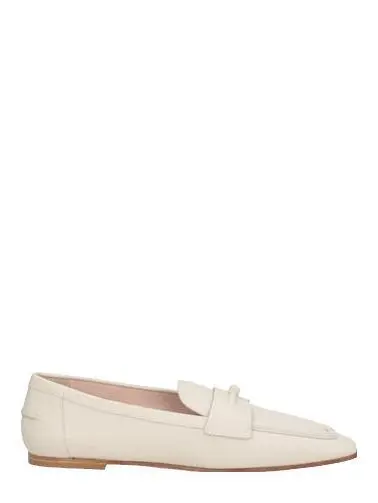Emporio Armani Loafers In Light Cow Leather - Grey