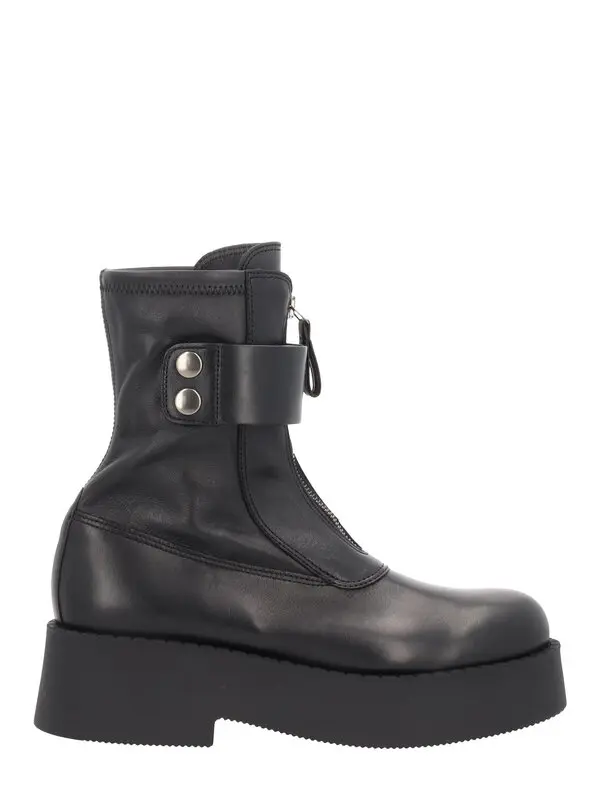 Premiata Leather Boot - Black
