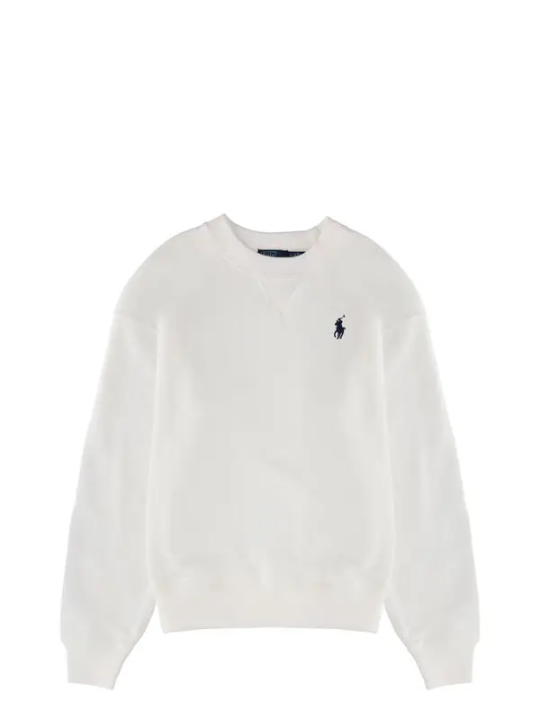 Polo Ralph Lauren Sweatshirt With Logo - White