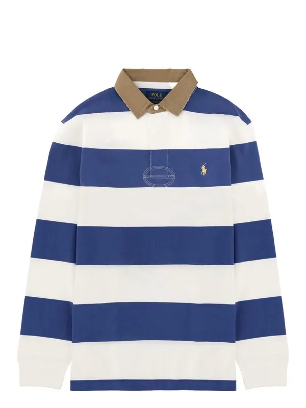 Polo Ralph Lauren Polo Shirt "rugby" With Logo - Blue
