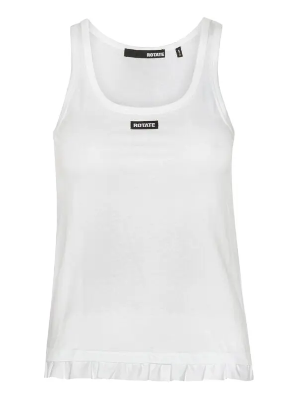 Remain Birger Christensen Top With Logo - White