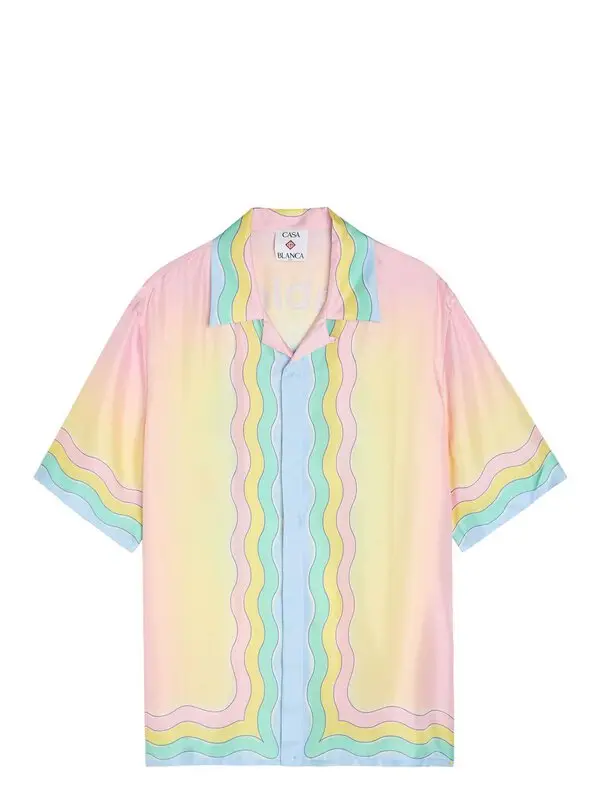Casablanca The Love Of Dance Printed Silk Shirt - Multicoloured 1