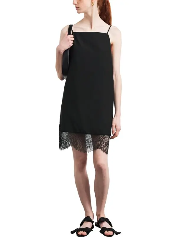 Camilla And Marc Silk-cotton Lira Mini Dress - Black