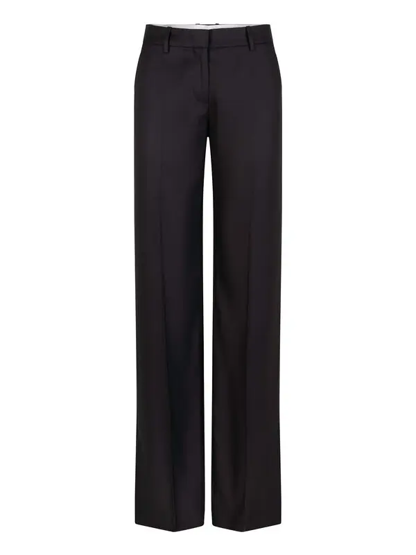 HEIRLOME Petula Mid-rise Trousers - Black