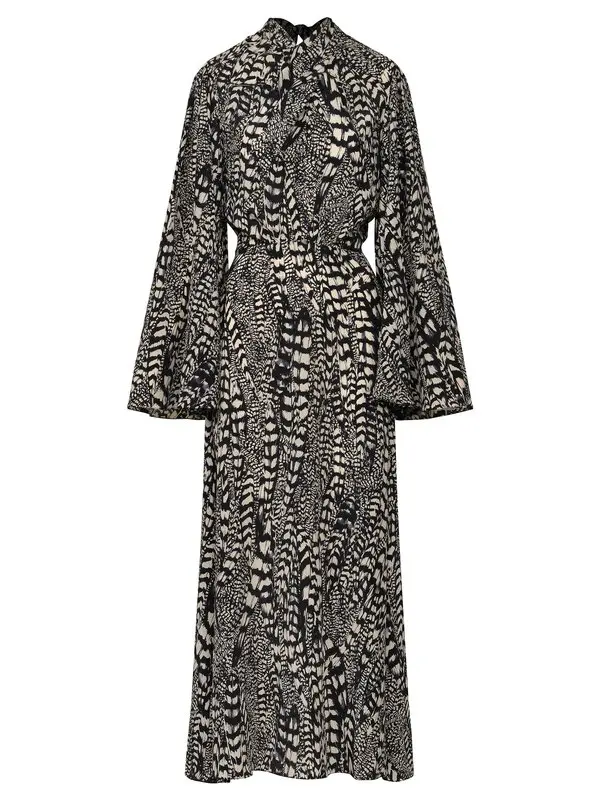 Johanna Ortiz Printed Silk Maxi Dress - Multi