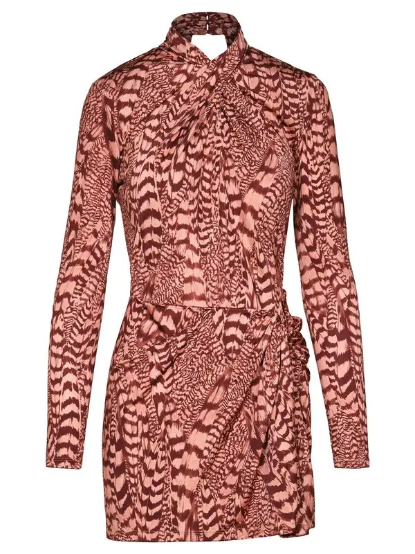 Johanna Ortiz Softly Unbound Ruched Mini Dress - Multi
