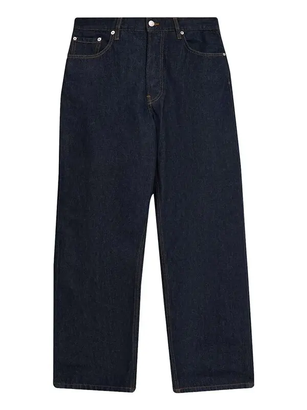 Dries Van Noten Pine Straight Relaxed-fit Jeans - Indigo