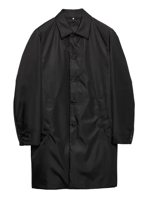 Prada Re-nylon Coat - Black