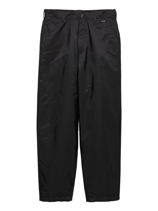 Prada Re-nylon Wide-leg Pants - Black