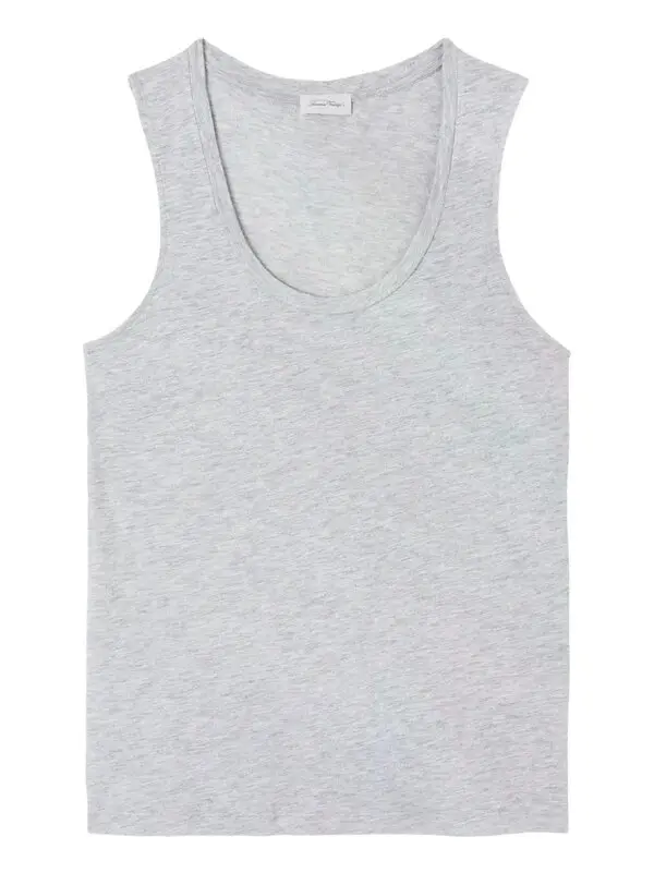 American Vintage Jacksonville Scoop-neck Tank Top - Grey