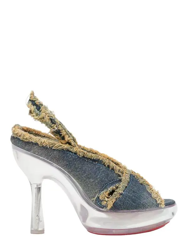 DIESEL® D-lake Platform Sdl Sandals - Blue