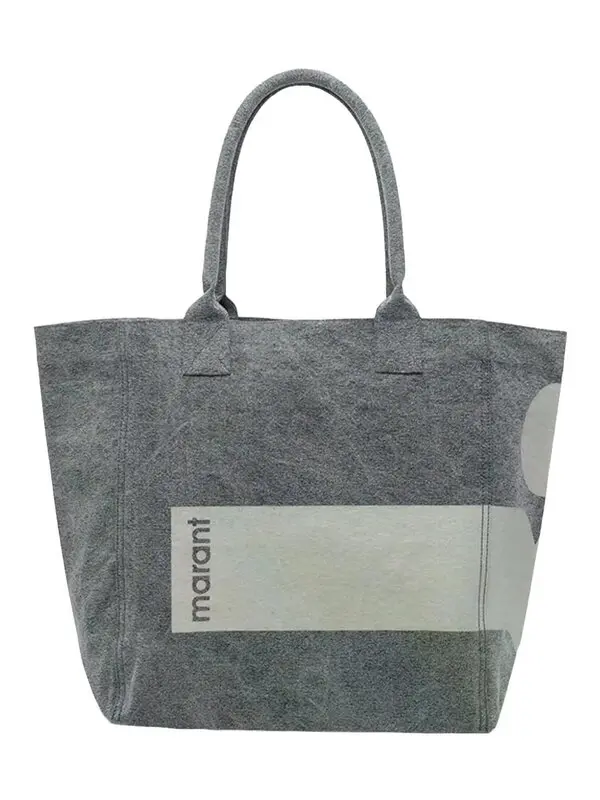 Isabel Marant Étoile Yenky Logo-print Tote Bag - Grey