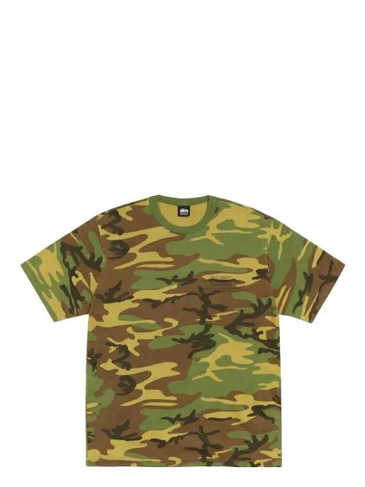 StÜssy International Design Pigment Dyed Tee Shirt - Camo