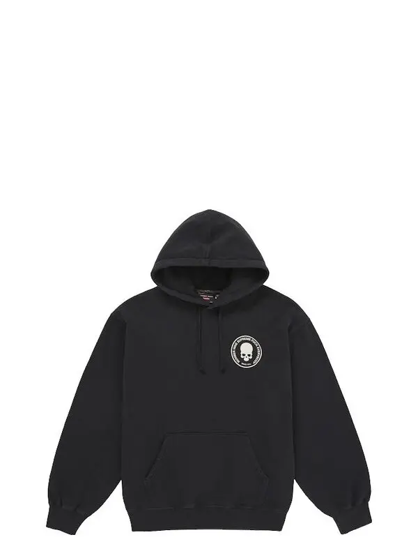 Supreme Number Ine Hooded Sweatshirt - Black