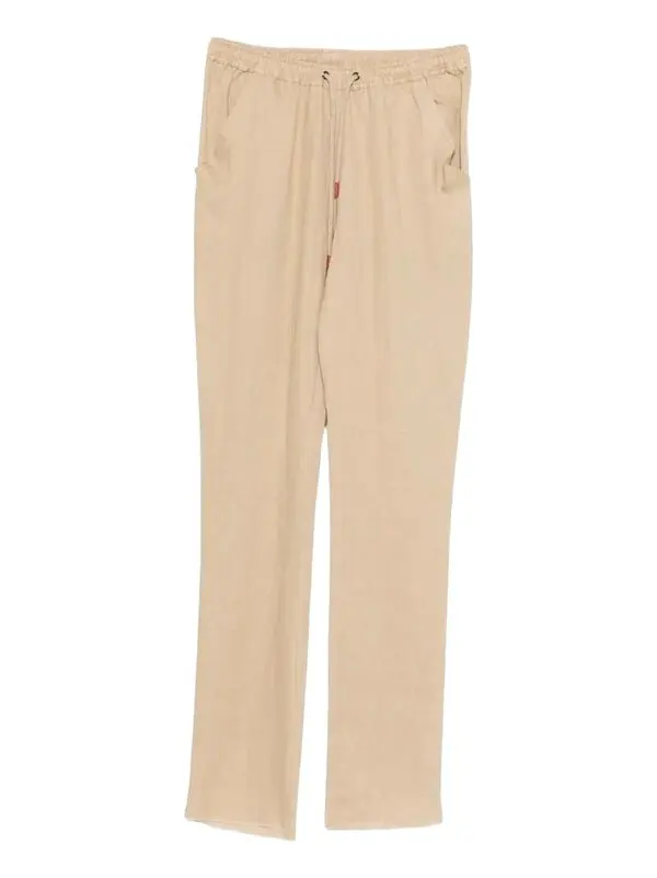 Kiton Drawstring Waist Pants - Beige