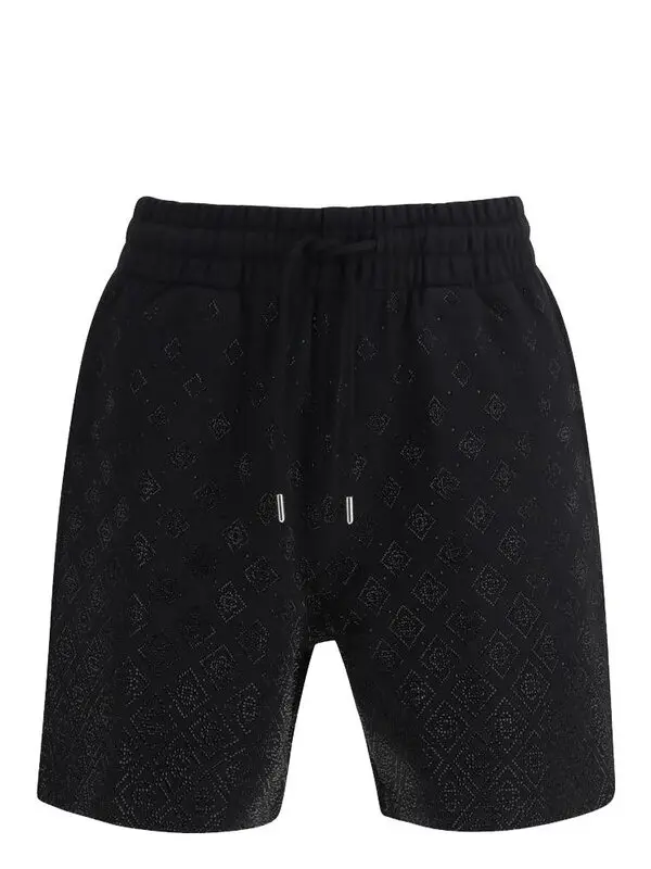 Casablanca Monogram Bermuda Shorts - Black