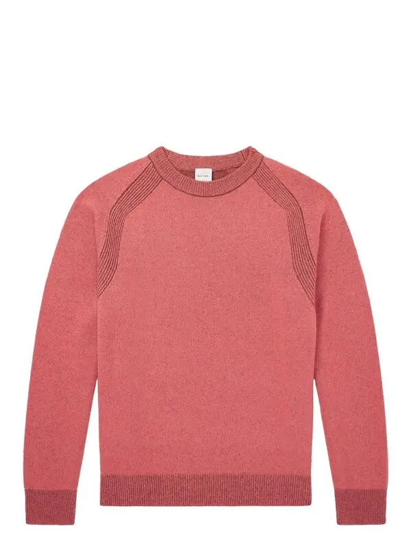 Paul Smith Ribbed Wool Sweater - Pink