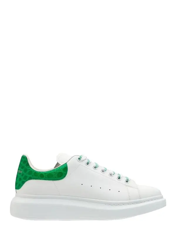 Alexander McQueen Oversized Sneakers - White/chrome Green