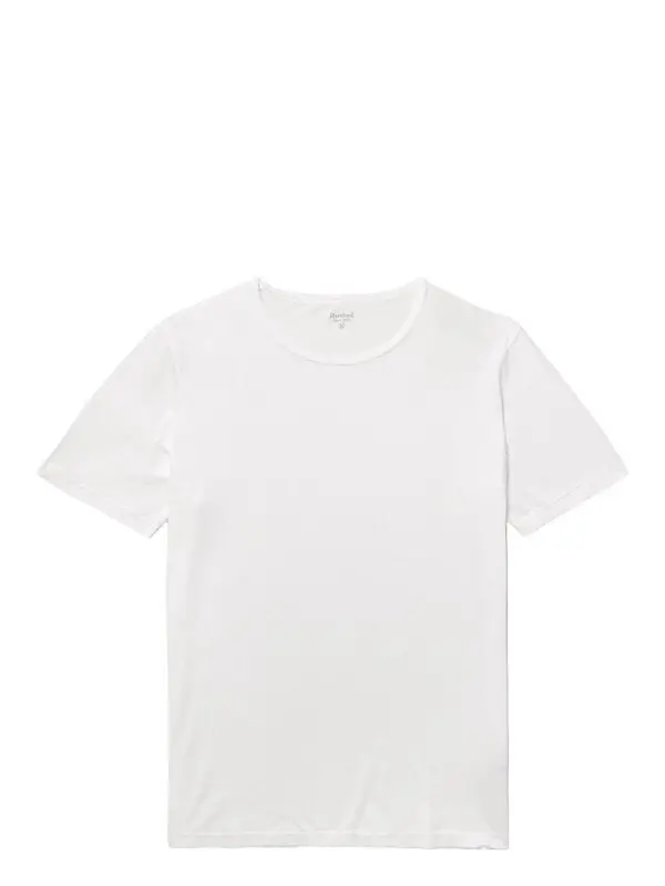 Hartford Cotton-jersey T-shirt - White